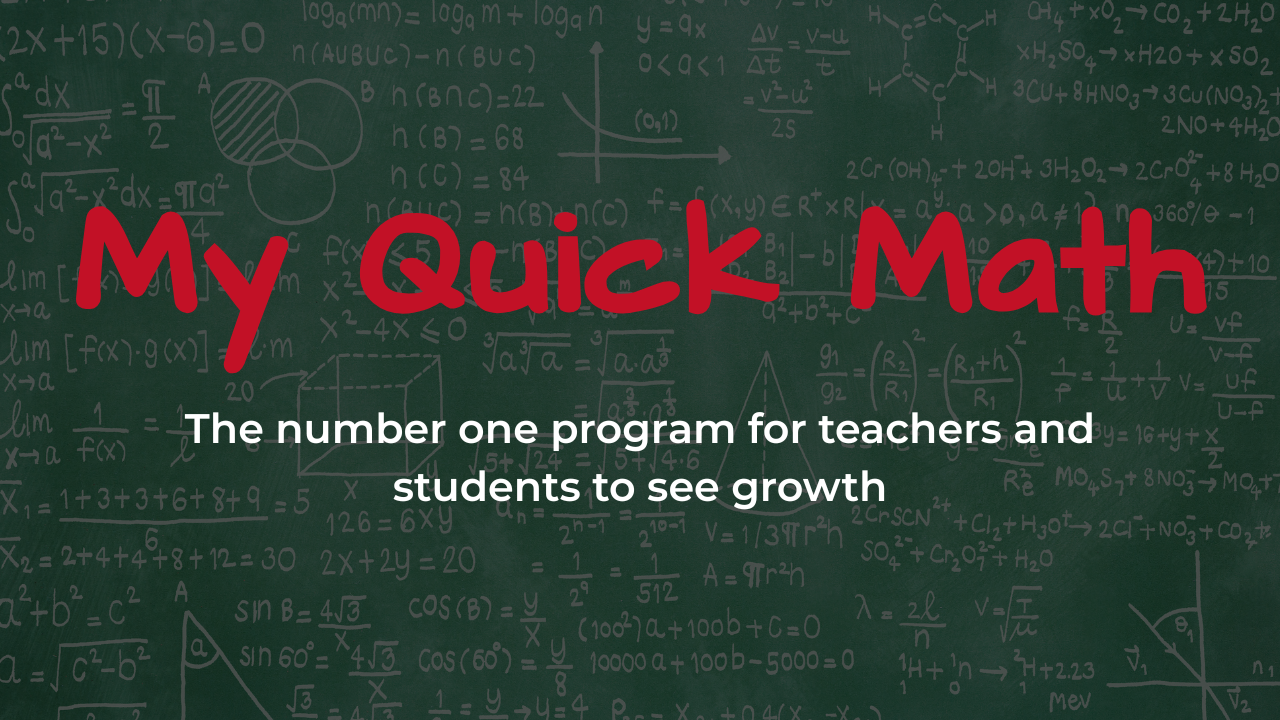 My Quick Math for Sharp Minds
