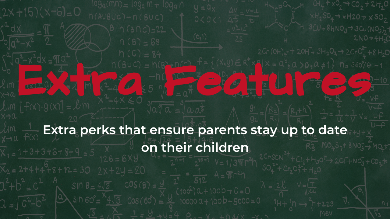 Extra Features to Improve Teacher's Lives